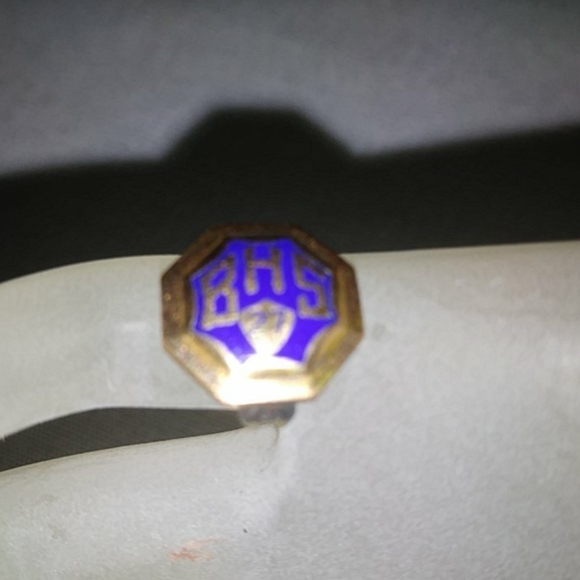 Vintage BHS Pin | Jewelry | Vintage 927 Bhs Graduation Small Pin | Poshmark